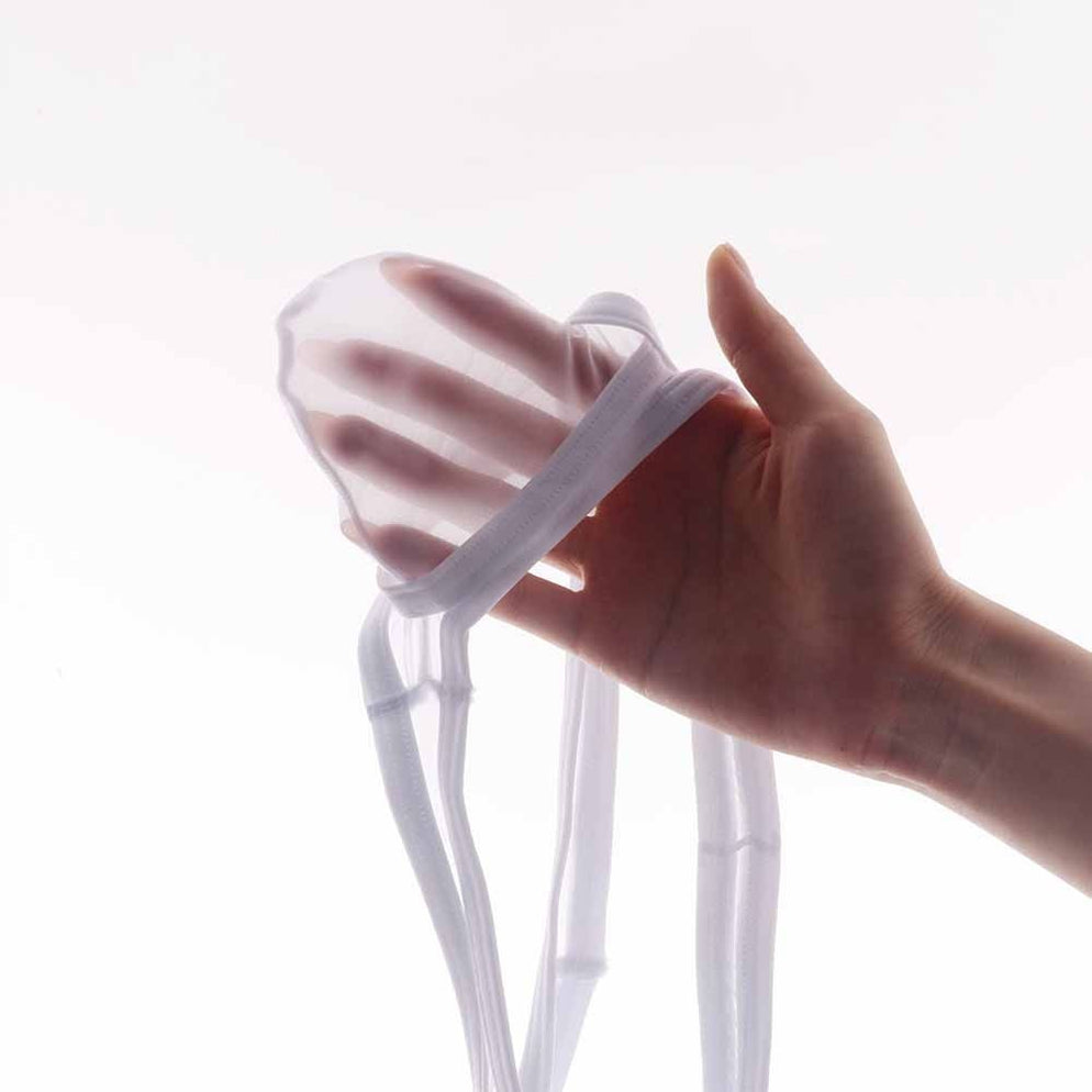 4-Pack Men's See-through Ice Silk Thongs Up to Size XXL - JEWYEE AY 855 ...