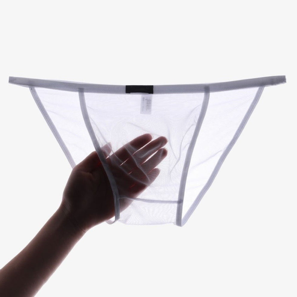 Men's 3D Seamless Pouch See-Through Mesh Briefs (4-Pack) - JEWYEE 1931 — jewyee.com