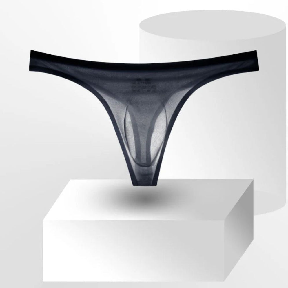 3D Seamless Pouch - Men's Ice Silk Mesh Thongs (5-Pack) - JEWYEE AY ...