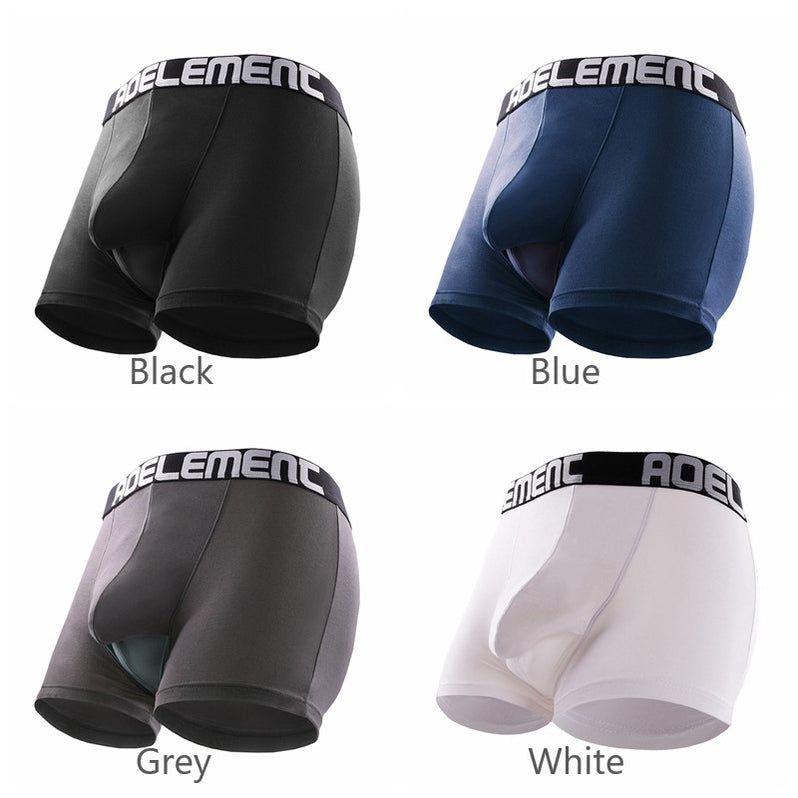Downward Dual Pouch Trunks for Men (4-Pack) JEWYEE 063 — jewyee.com